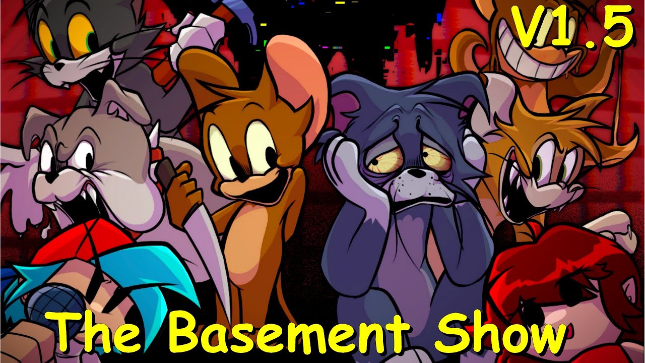 Friday Night Funkin':The Basement Show V1.5 UPDATE (VS Tom & Jerry ...