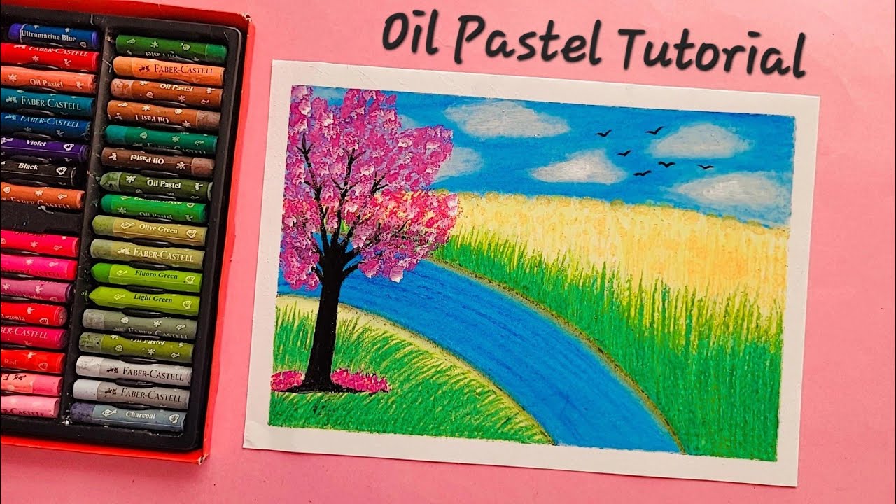 Oil Pastel for beginners step by step procedure - YouTube