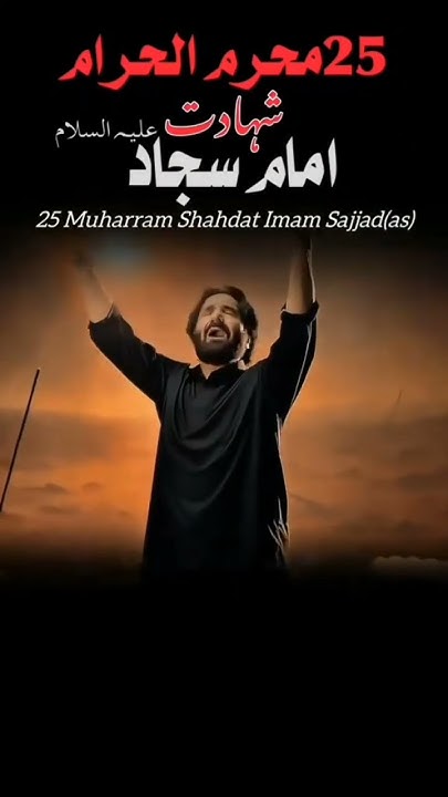 25 Muharram Shahadat Imam Sajjad a.s | Noha Status 2025 | Nadeem Sarwar #shorts #nadeemsarwar ...