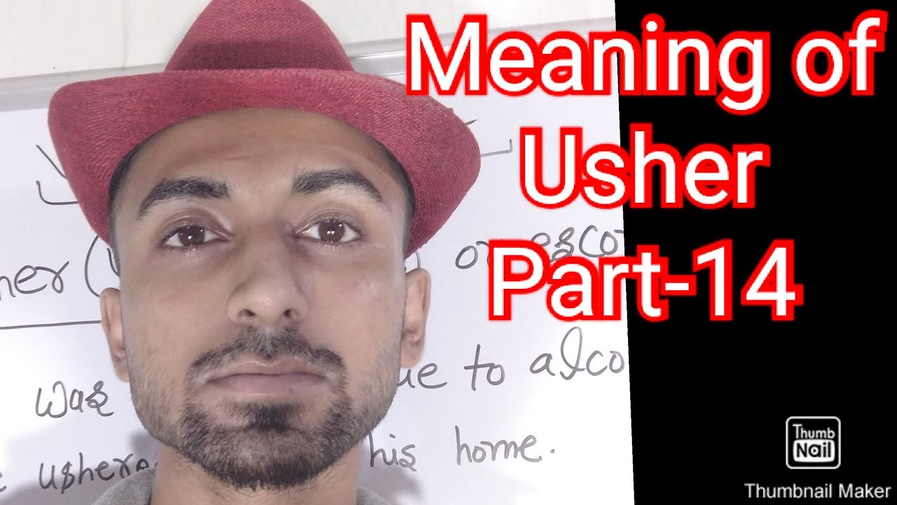 Meaning of Usher(Part-14) for all competitive exams - YouTube