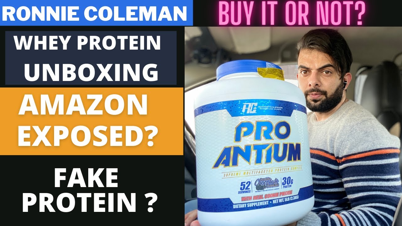 REVIEW RONNIE COLEMAN PRO ANTIUM PROTEIN || RC WHEY UNBOXING - HINDI ...