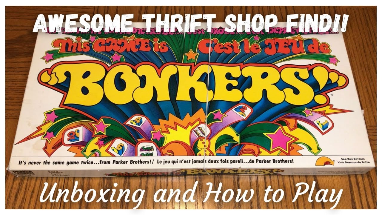Awesome 1978 Board Game 'This Game is Bonkers' from Parker Brothers ...
