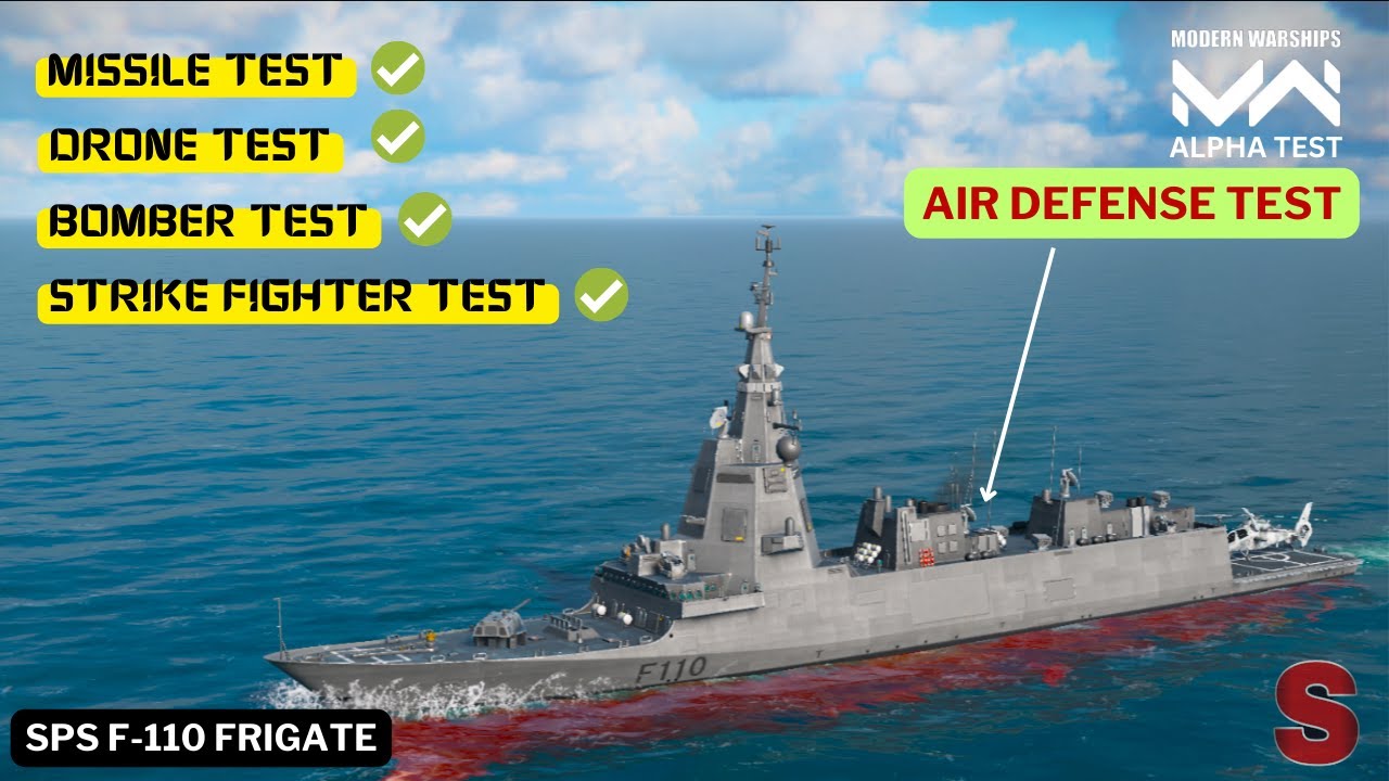 SPS-F110 Frigate Locked Air Defense Is So Good | Modern Warships - YouTube