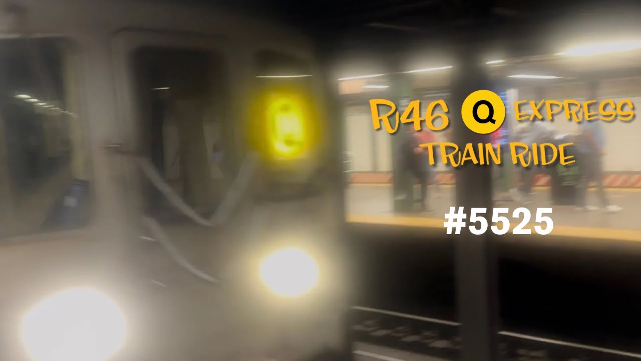 R46 Q express train ride #5525 northbound - YouTube