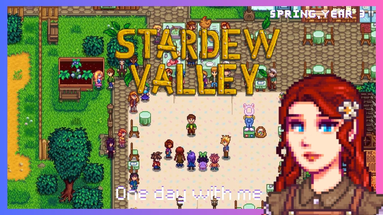 One day with me [Stardew valley Spring, Year 3] - YouTube