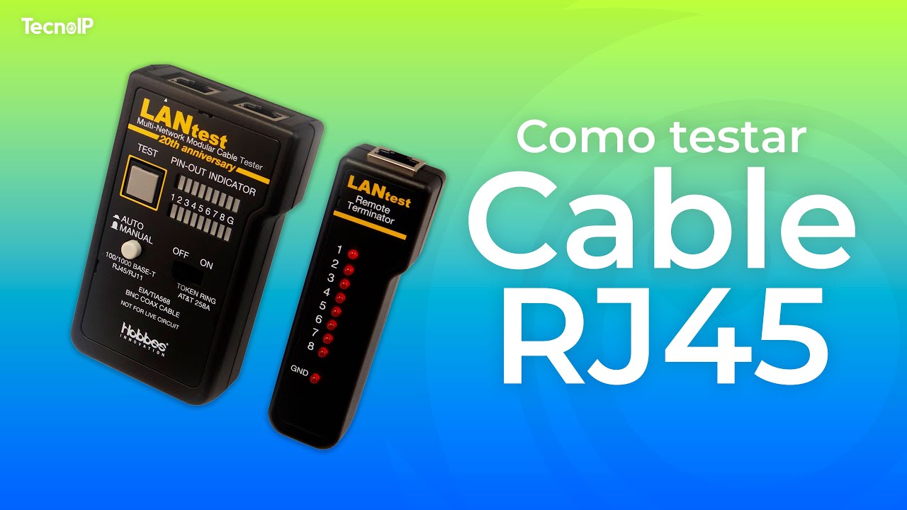 Cómo Probar un Cable RJ45 - YouTube