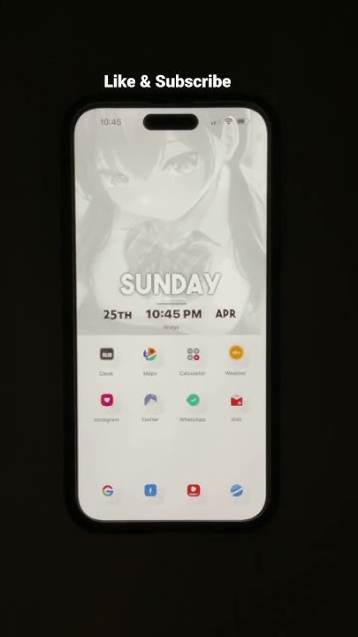 Minimal iPhone Home Screen setup - YouTube