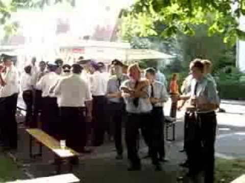 Musikzug Feuerwehr Emsdetten, beim 6. Kreisfeuerwehrtag in Ochtrup 2006