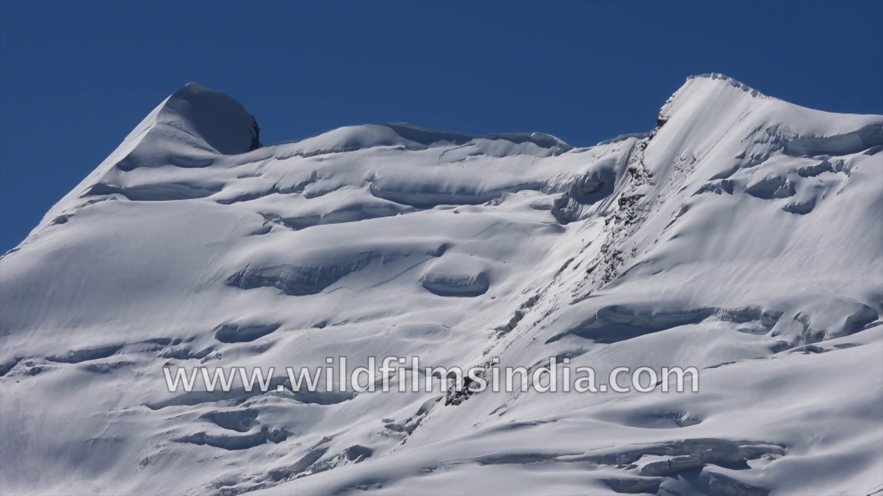 Himalayan peaks and glaciers with deep snow-pack, see where India's ...