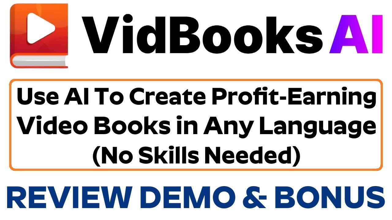 VidBooks AI Review Demo Bonus - AI Video Book Maker - YouTube