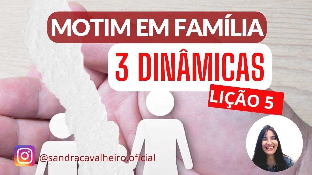 3 DINÂMICAS - LIÇÃO 5 - MOTIM EM FAMÍLIA - YouTube