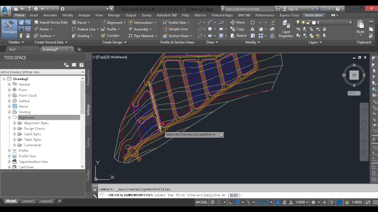 AutoCAD Civil 3D 2017 - Alinhamento e Perfil MAIS FÁCIL!! - YouTube