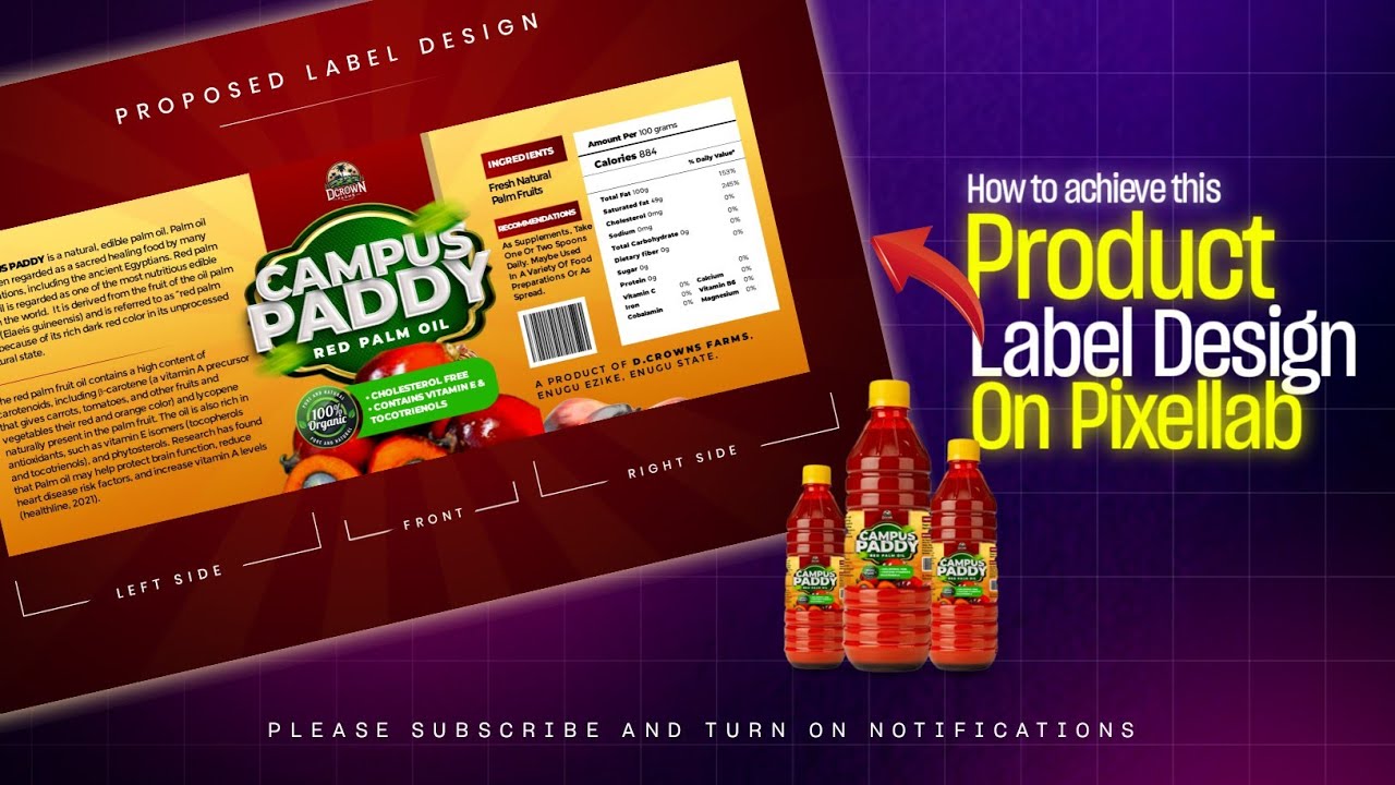 THIS PALM OIL PRODUCT LABEL DESIGN GOT EVERYONE TALKING. HERE'S THE ...