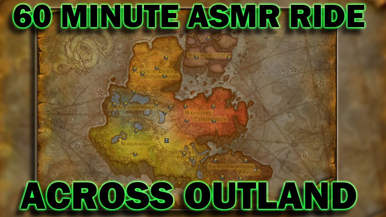 60 minute travel in the entire Outland by Land Mount (ASMR) - YouTube
