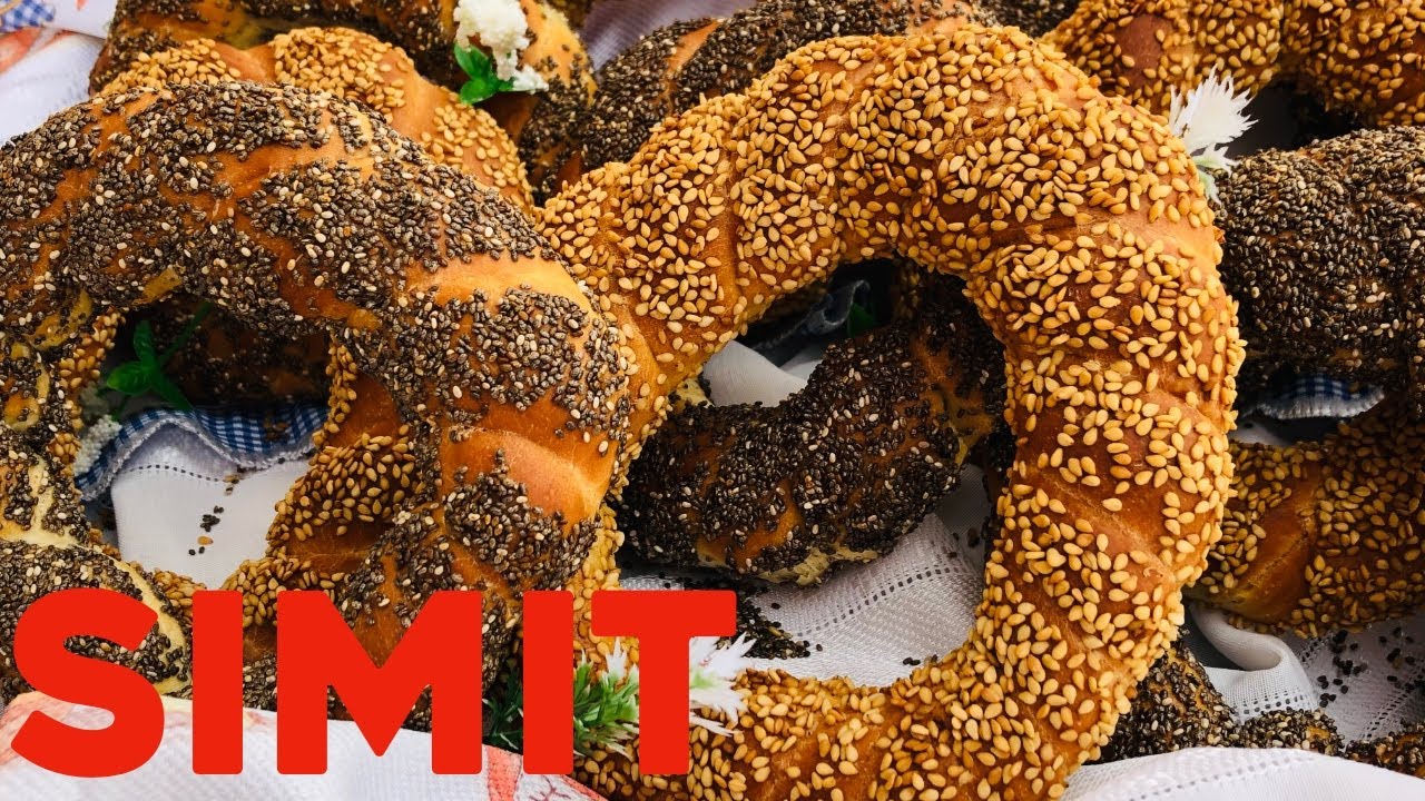 Simit Turcos ️🥰 Roscos Turcos con chía y sésamo ️ - YouTube
