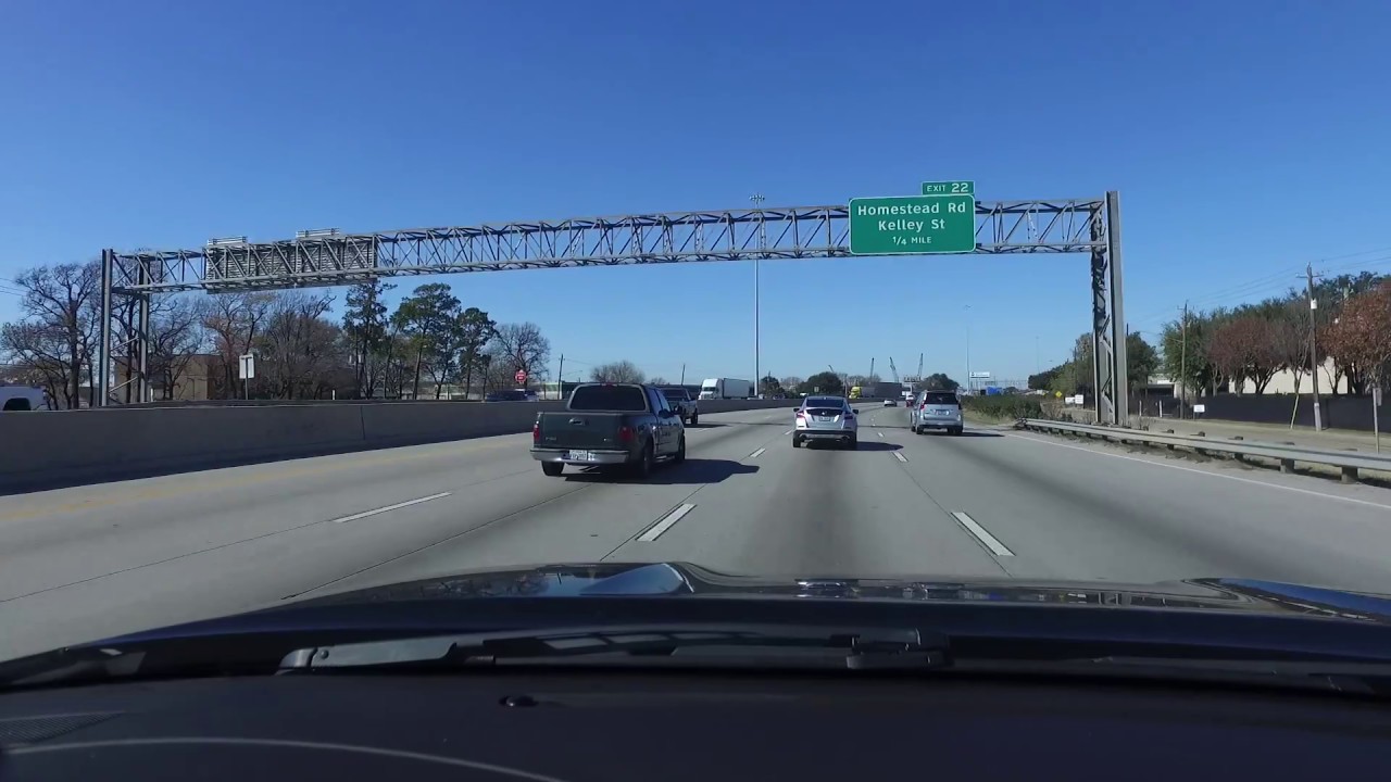 2018-01-13 Driving on 610 East to 610 North of Houston Texas 2018 - YouTube