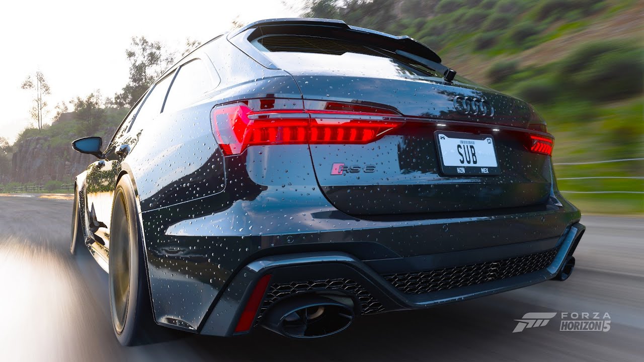 800HP 2021 RS6 Avant Forza Horizon 5 4k@60FPS (Steering Wheel + Shifter ...