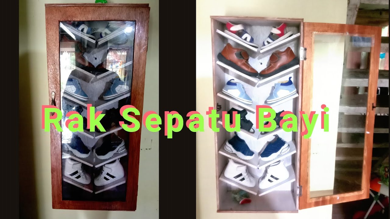 Cara Membuat Rak Sepatu Bayi/Anak-anak Rak sepatu unik - YouTube