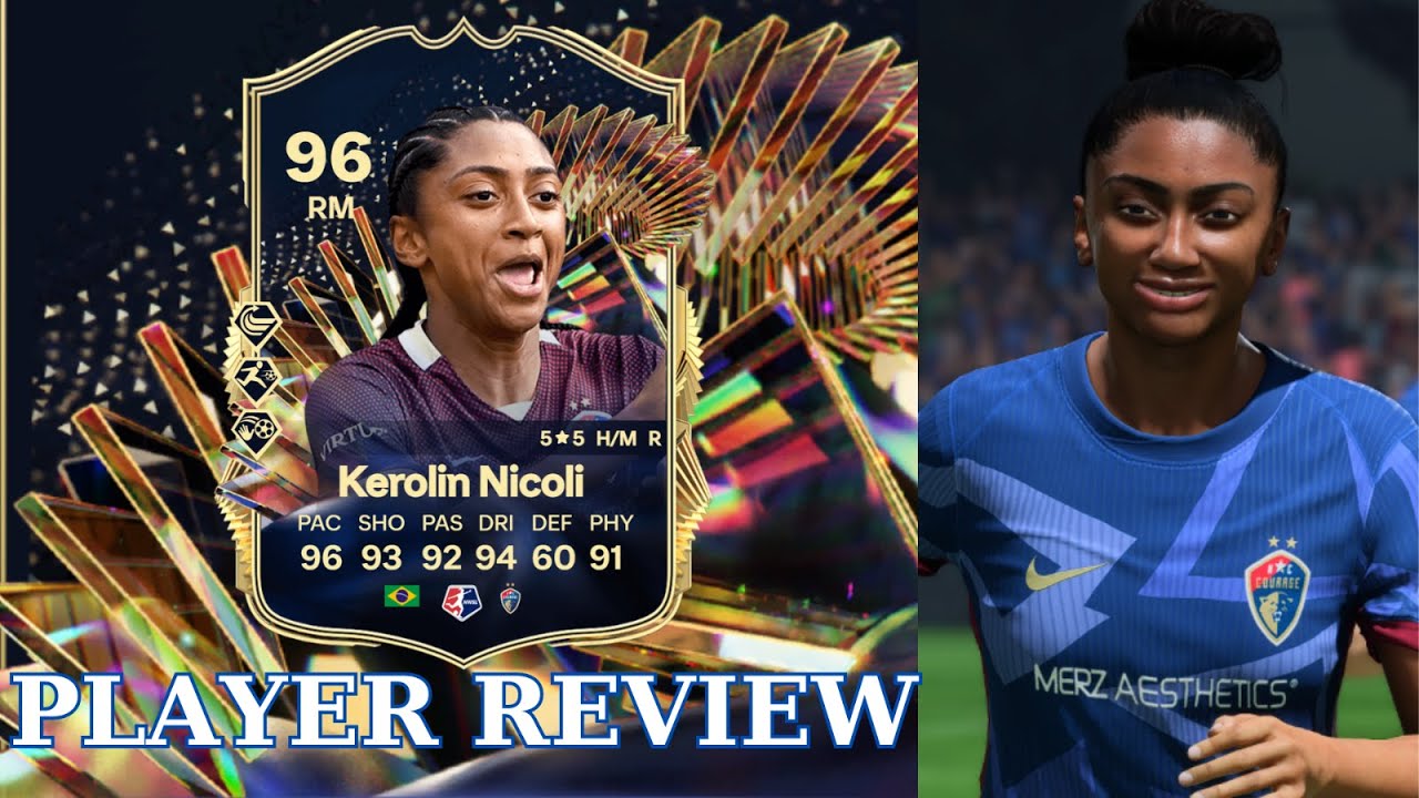 AMAZING RUN!⚡️ 96 TOTS Kerolin Nicoli Player review - EA FC 24 - YouTube