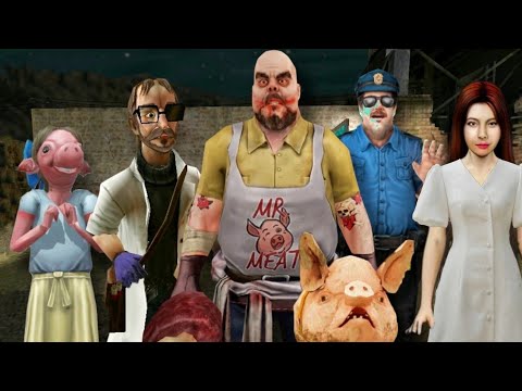 All Characters In Mr Meat 1 Game - YouTube