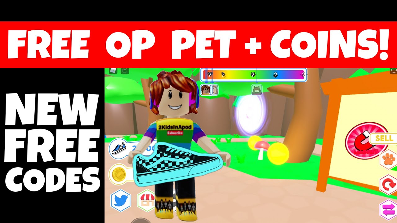 *NEW* FREE CODES Shoe Simulator gives Free Pet + Coins + GamePlay - YouTube