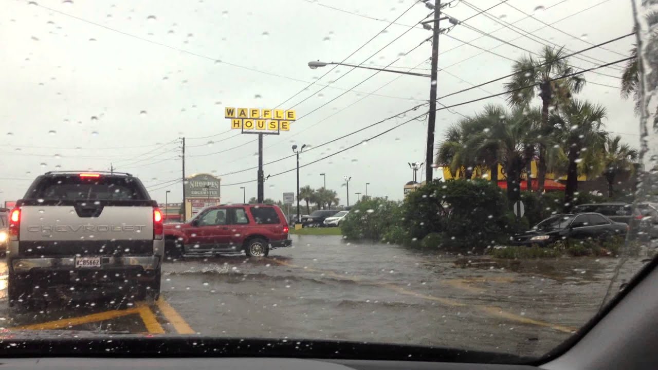 Flood in Panama City Beach, Florida. 4th July. - YouTube