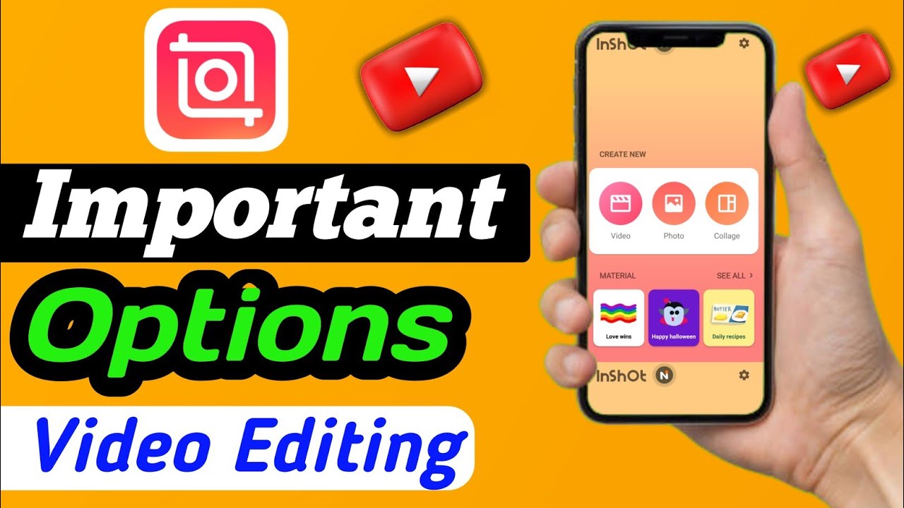 5 Useful Options In Inshot Video Editing App I For Beginners l Video ...