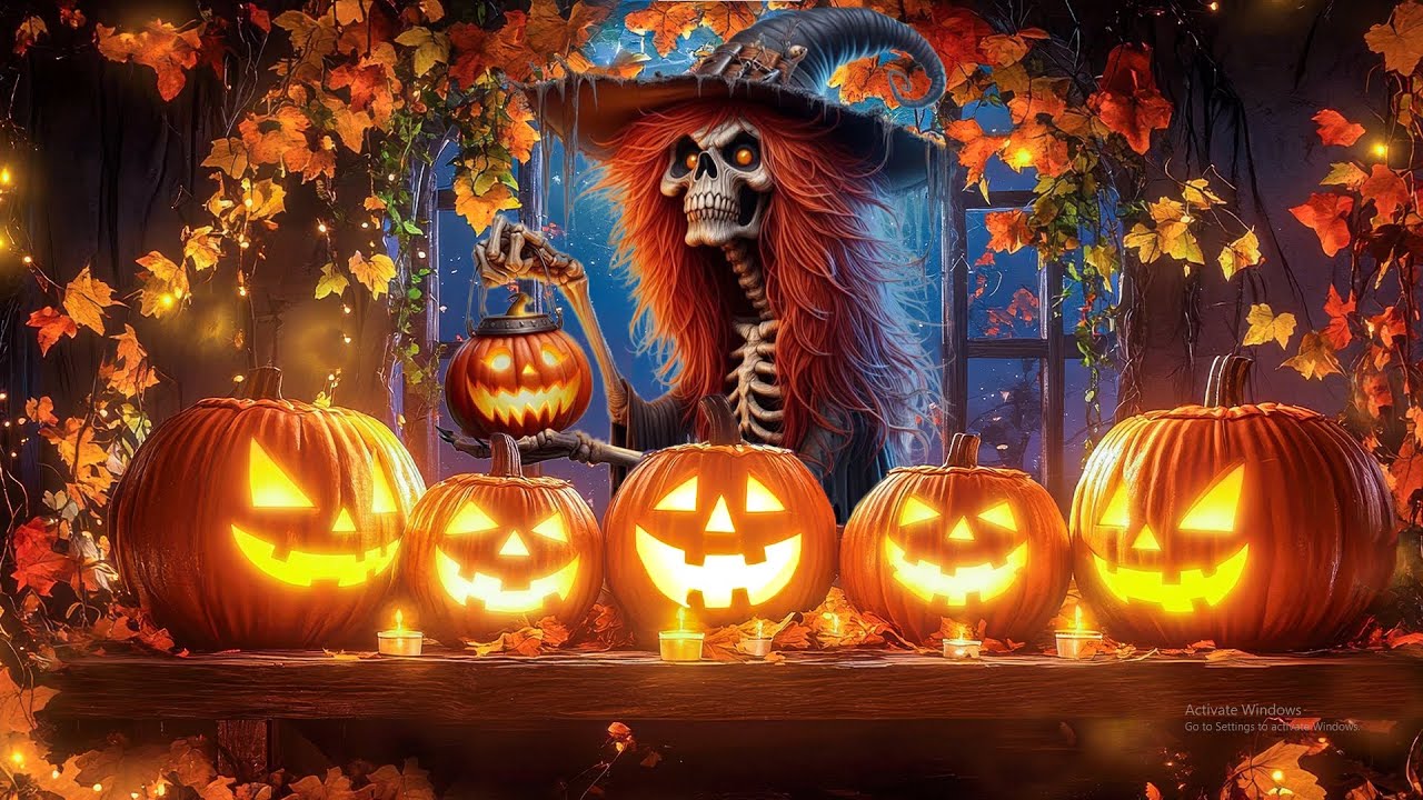 Relaxing Halloween Ambience 🎃 Halloween Background Music Playlist 👻 ...
