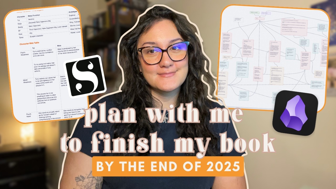 Plan with me to complete my first book #authortube #writingabook - YouTube