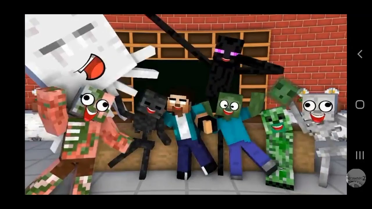 XDjames And mechanicZ (XD mecha) best bothers ||minecraft music video ...