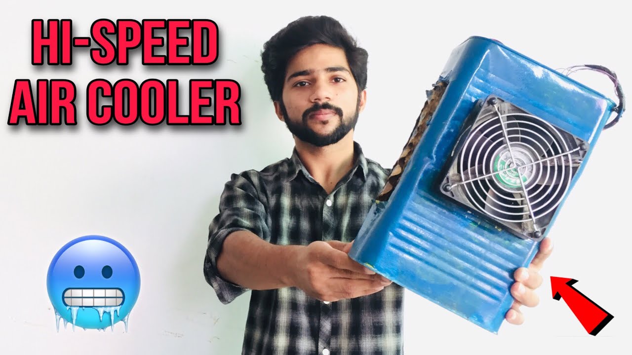 How to make Brushless Fan Air Cooler - Diy High Speed Air Cooler ...