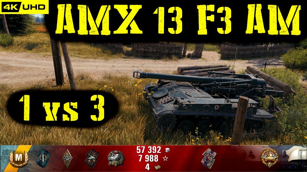 World of Tanks AMX 13 F3 AM Replay - 5 Kills 2.7K DMG(Patch 1.6.1) - YouTube