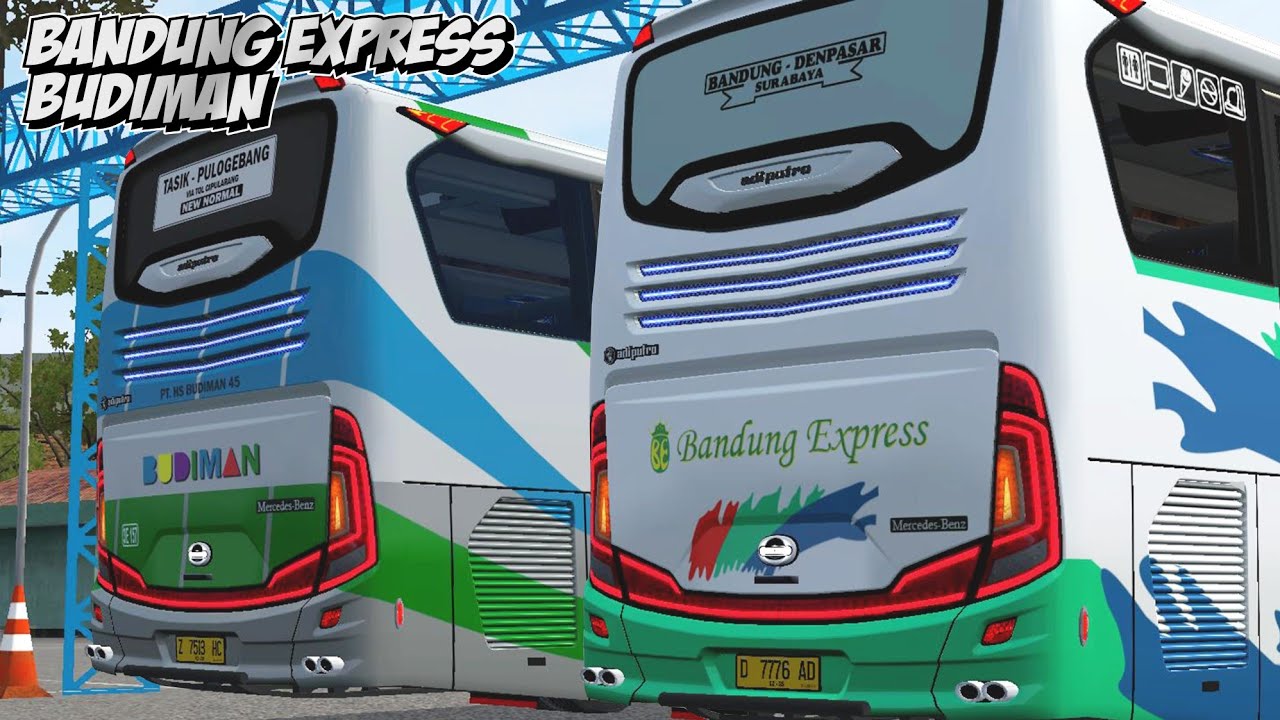 Budiman Bandung Express. Livery Mod JB2 HD AS X FM. Bussid - YouTube