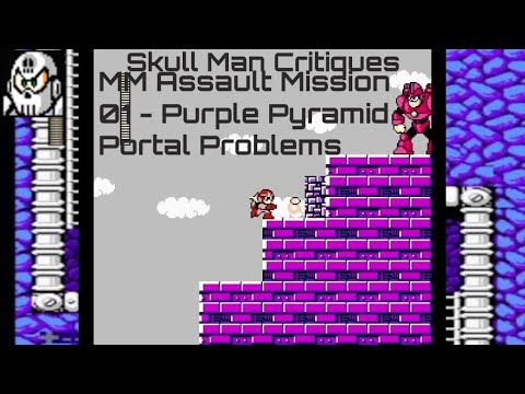 Mega Man Maker - MM Assault Mission 01 - Purple Pyramid Portal Problems ...