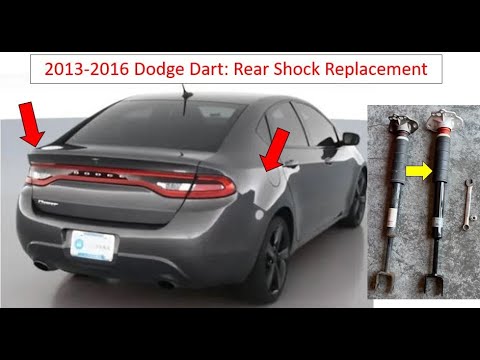 Dodge Dart - Rear Strut Shock Absorber Replacement - YouTube