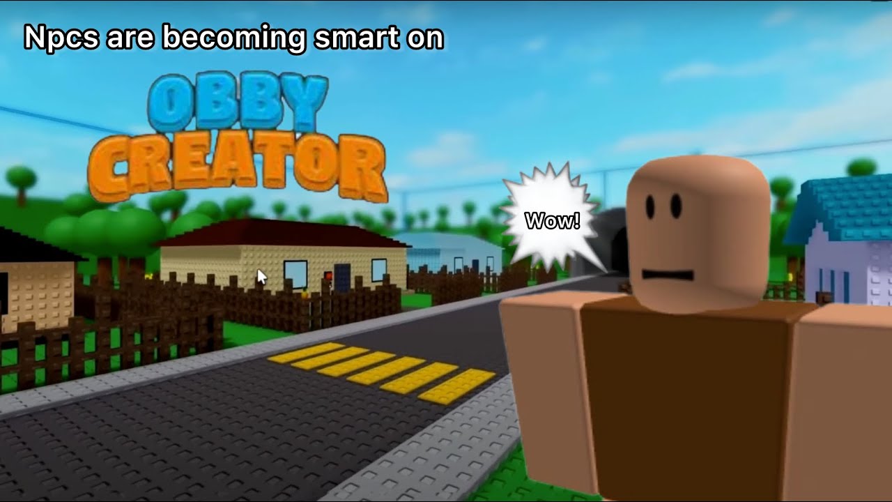 Roblox Npcs are becoming smart on obby creator showcase! - YouTube
