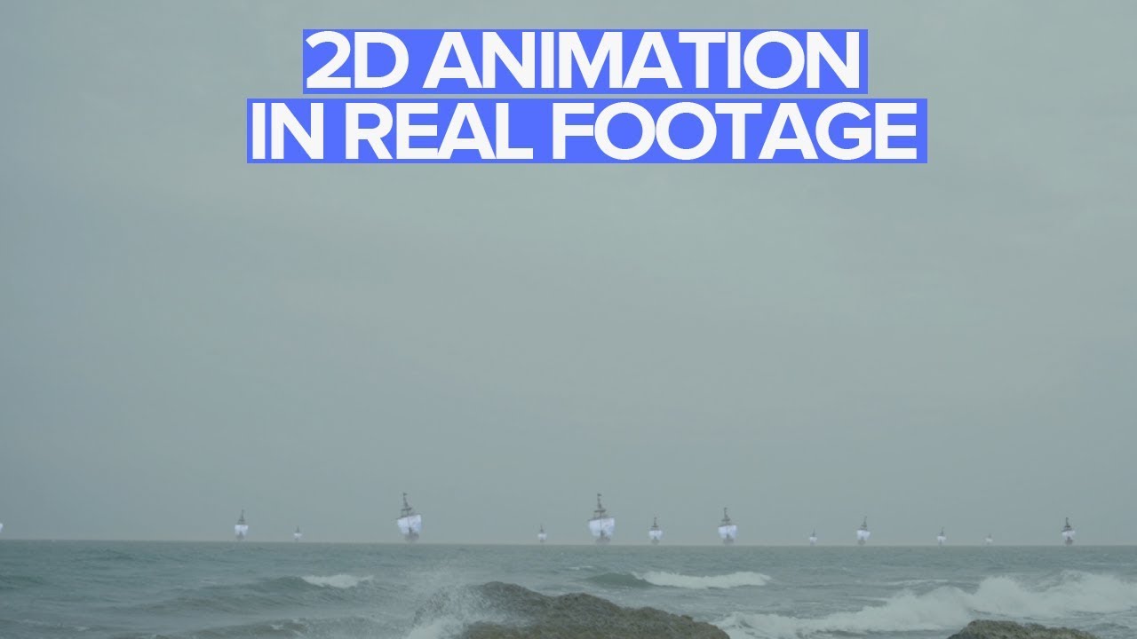 2D Animation in Real Footage - After Effects Tutorial - YouTube