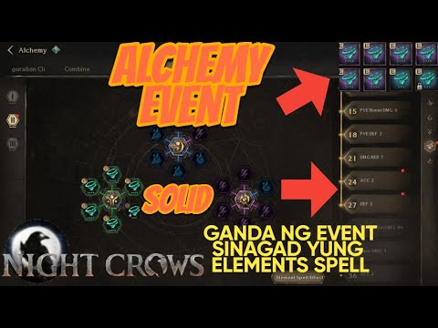 Night Crows - Alchemy Event Solid 6 Green Sagad sa Element Spell - YouTube