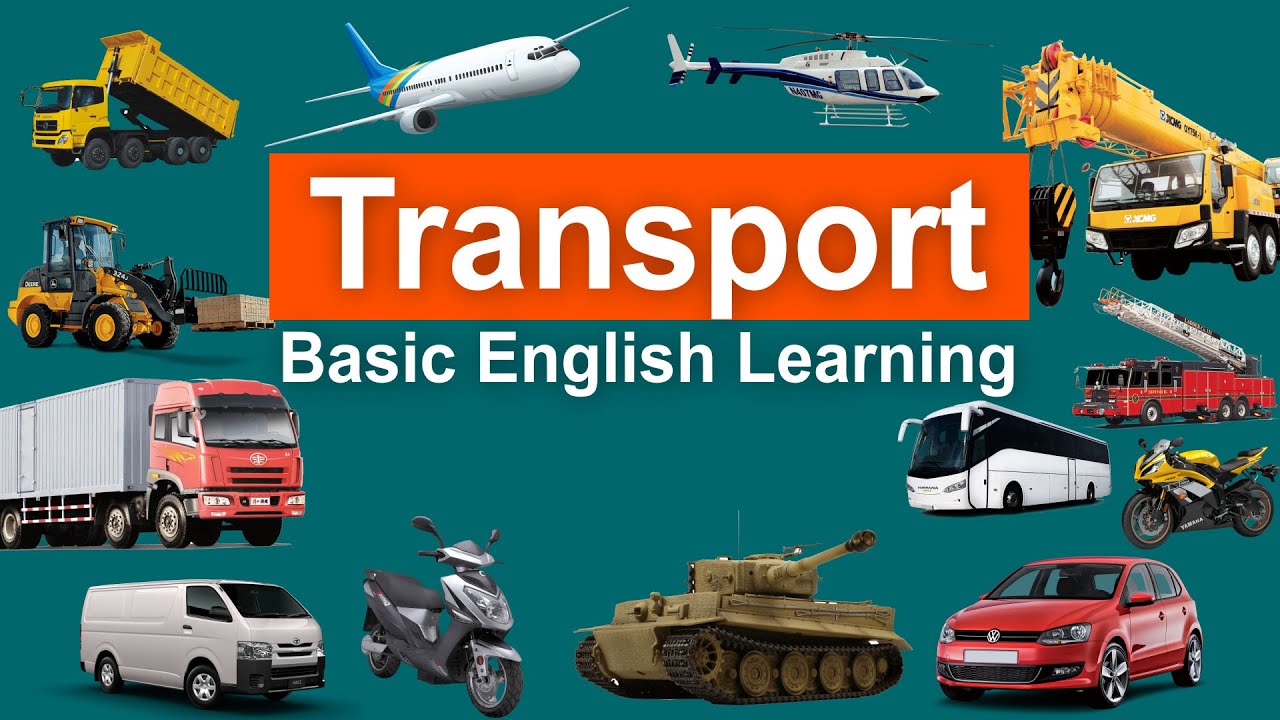 Learn Transport Names| Vehicles Name | Mode of Transport | Easy English ...