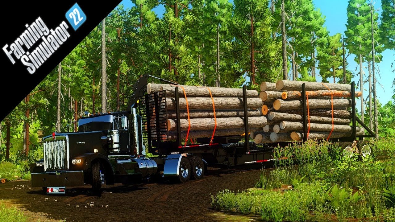 🔴 LIVE | Farming Simulator 22 | Logging part 2 - YouTube