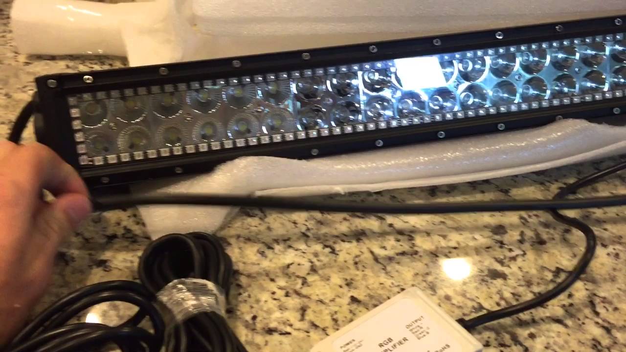 NK Lighting LED LIGHT BAR REVIEW - YouTube