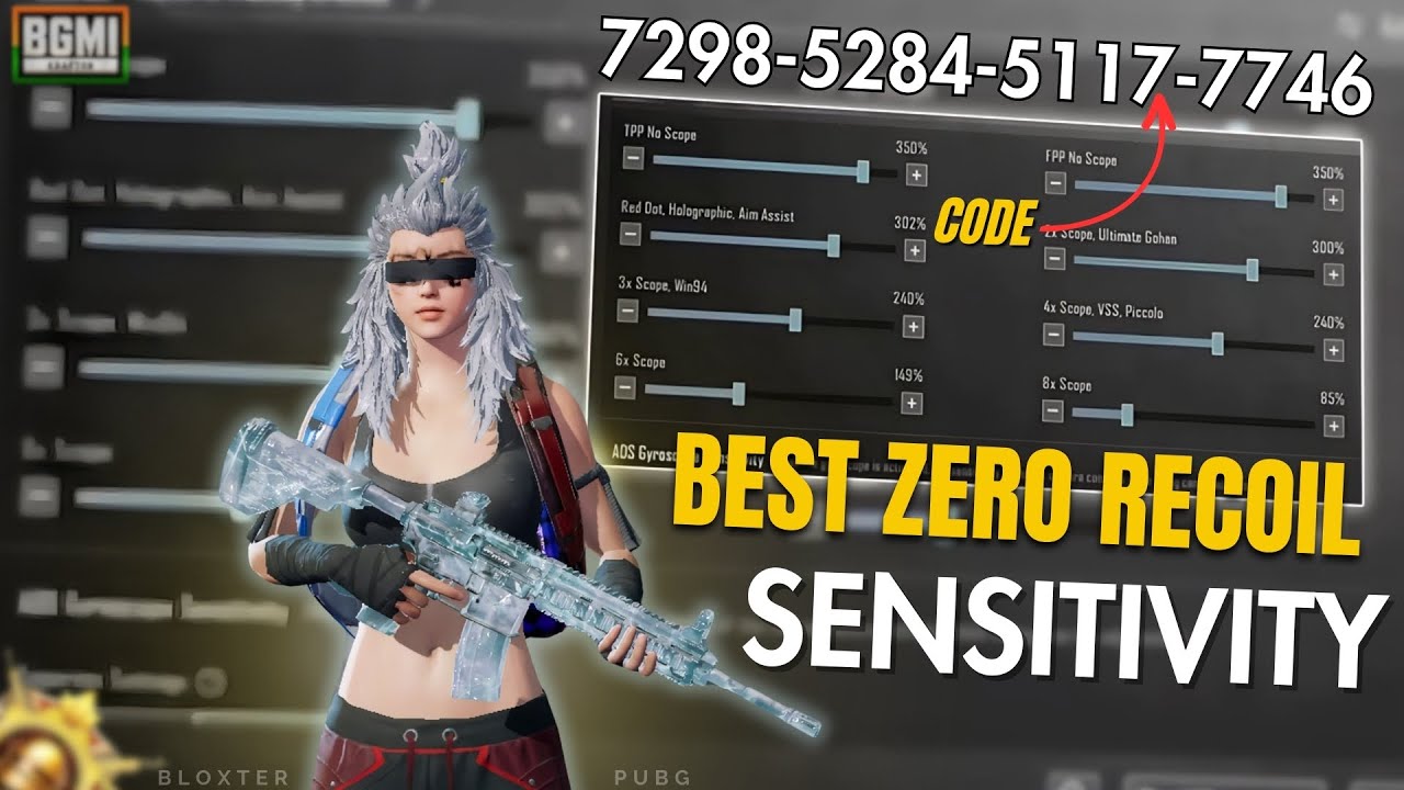 NEW UPDATE 3.0.0 ️‍🔥 BEST SENSITIVITY CODE + CONTROL SETTINGS PUBG ...