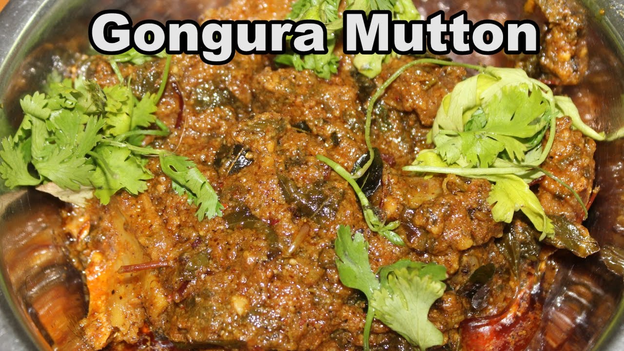 Gongura Mutton Curry Recipe - Telangana Style @ Mana Telangana Vantalu ...