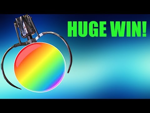 HUGE JUMBO CLAW MACHINE WIN! AMAZING! Arcade Games - YouTube