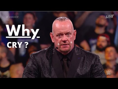 Why Undertaker Cry? 😭 - YouTube