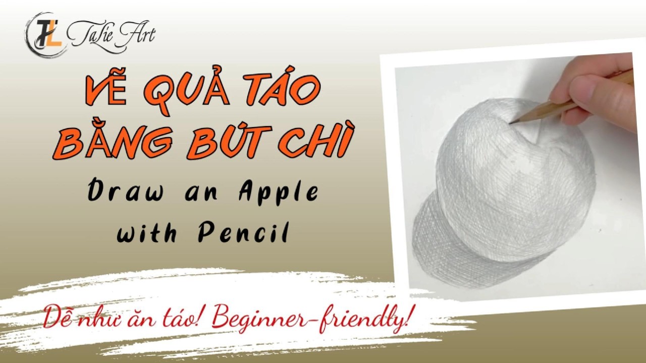 1. Vẽ quả táo - dễ như ăn táo! - How to draw an apple super easy # ...
