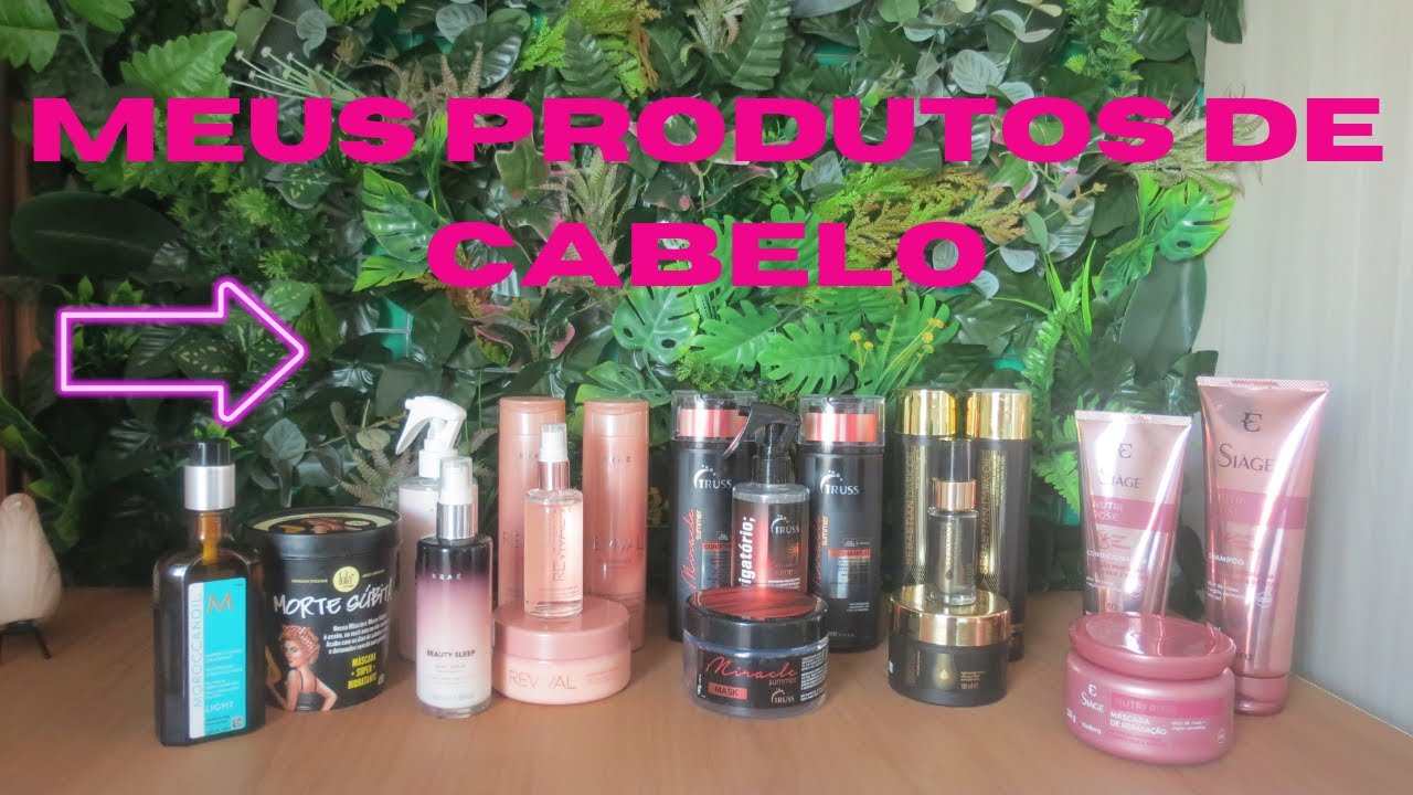Comprinhas de produtos de cabelo dos últimos meses,um sonho de consumo ...