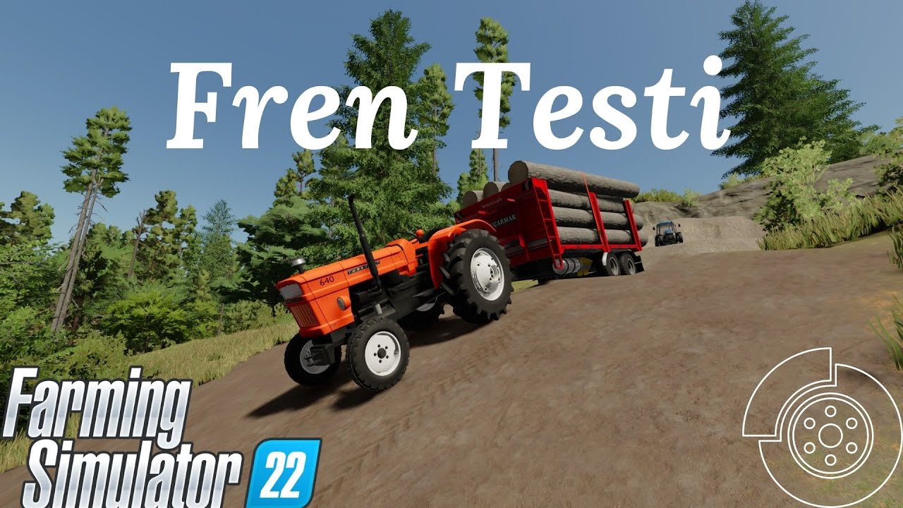 Traktörlere Fren ve Güç Testi Yaptık/Kim Geçti?/Farming simulator 22 ...