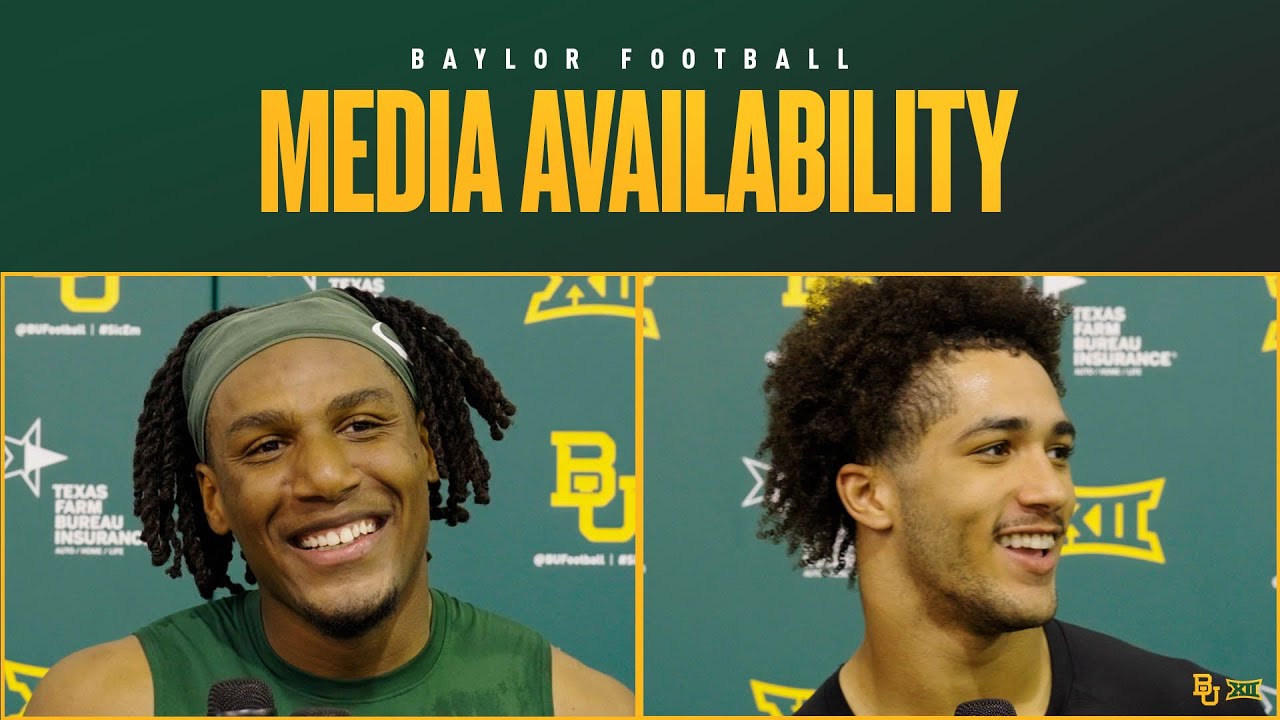 Baylor Football: Josh Cameron & Micah Gifford | Nov 25, 2025 - YouTube