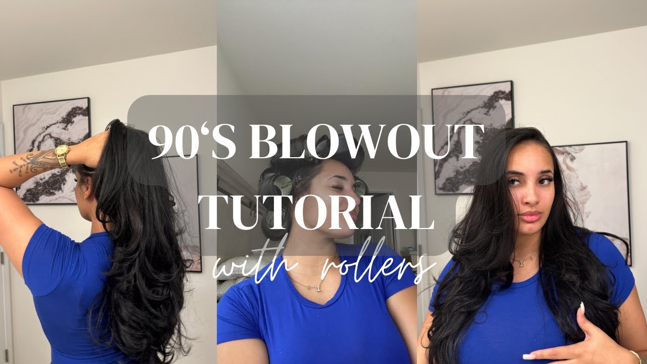 MY BLOWOUT ROUTINE + With Rollers - YouTube